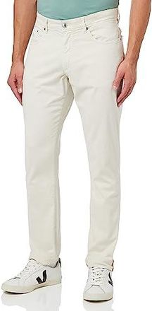 Hackett Sateen 5PKT Pantalons, Beige (Bone), 34W/34L Homme