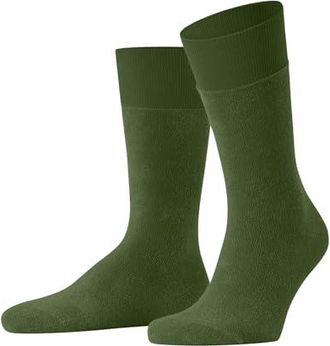 Burlington Towel M So coton unies 1 paire, Chaussettes Homme, Vert Fir Green 7656, 40-46