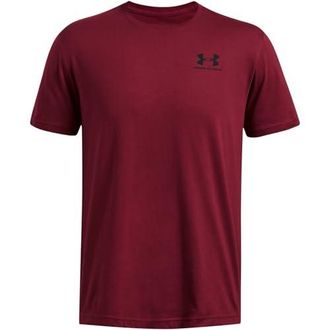 Under Armour T-Shirt de Sport Colorblock pour Homme, (625) Cardinal / / Noir, Taille L