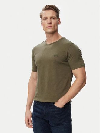 HUGO BOSS T-Shirt Tales 50508584 Gr&uuml;n Regular Fit