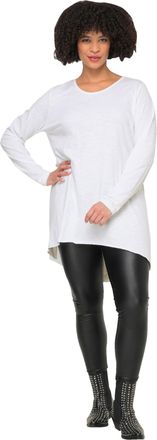 Angel Of Style Longshirt, Bequeme, streckende Passform. Rundhalsausschnitt, Langarm. Gerundeter Saum, hinten l&auml;nger