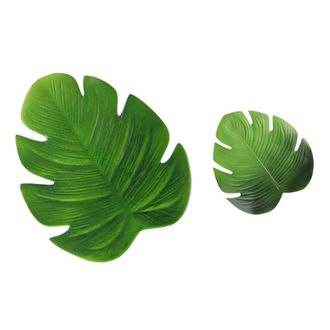 NUOBESTY 2 St&uuml;ck Tischsets und Tassenuntersetzer aus Eva mit Schildpattmuster Hitzeisolierend rutschfest 46X37cm und 125X10cm f&uuml;r Westliche Gerichte und Sommer