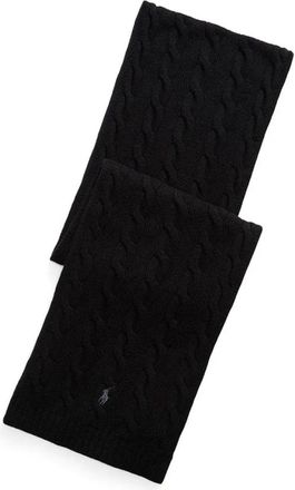 Polo Ralph Lauren &Eacute;charpe en laine - Homme - Accessoires - Noir - Taille: ONE Size