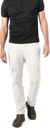 Pepe Jeans London Herren Cargohose weiß Baumwolle