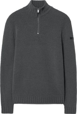 Roberto Ricci Design Pull &agrave; demi-zip Cinematt - Homme - Pulls - Gris - Taille: M