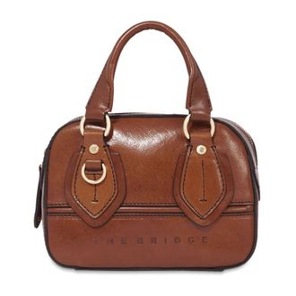 The Bridge Mini Bowling Lederhandtasche - - Bags - Damen - Braun - ONE SIZE