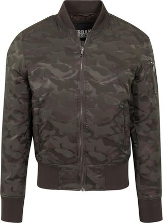 Urban Classics Herren Bomber Jacke Tonal Camo Bomber Jacket TB1621, Gr. XX-Large, Grün (Darkolive 551)