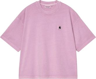 Carhartt Work in Progress Femme, Tops, Violet, Taille: 40 FR Nelson T-Shirt