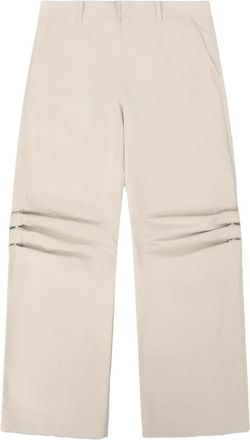 Heliot Emil pantalon Ferro à empiècements plissés - Tons neutres