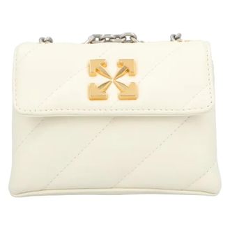 Off-white Leder schultertasche - - Bags - Damen - Wei&szlig; - ONE SIZE