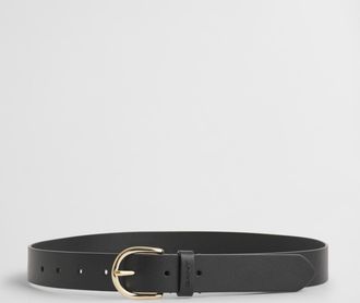 GANT Damen Ledergürtel (L-XL) Schwarz