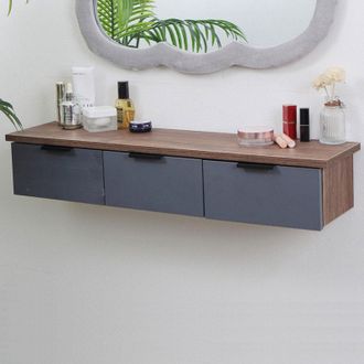 Generic Schminktisch,Kommode Make-up Tisch,H&auml;ngender,Wandschrank mit Schubladen,Modern,als Schminktisch oder Schreibtisch verwendbar,ideal for Schlafzimmer un
