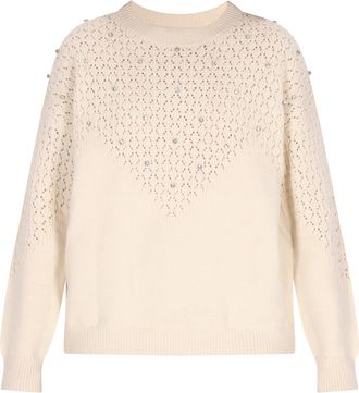 Faina Zur Seite fahren Damen Wollwei&szlig;