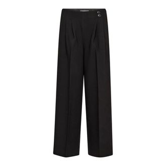 Co'Couture Femme, Pantalons, Noir, Taille: 44 FR Wide Pantalons