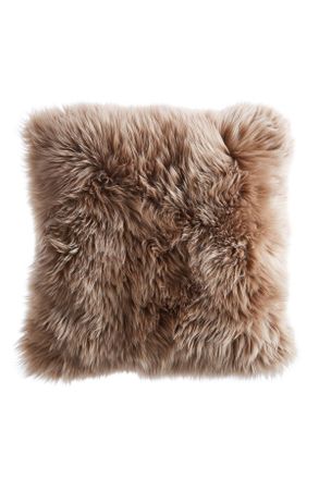 Esposa Kissenhülle Otago, Taupe, Textil, Fell, Uni, 40x40 cm, AZO-frei, Wohntextilien, Bezüge, Kissenbezüge