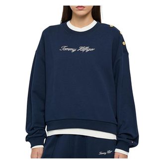 Tommy Hilfiger Damen, Sweatshirts & Hoodies, Blau, SGr&ouml;&szlig;e