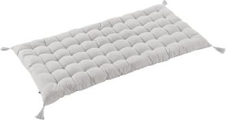 Altobuy Sophie - Matelas de Sol avec Pompons 60x120cm Coton Coloris Nuage