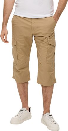 s.Oliver Relaxed: Cargo-Bermuda aus Baumwollstretch