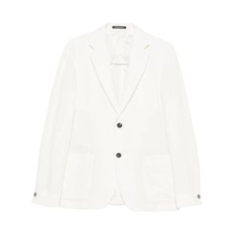 Emporio Armani Leinenblazer - - Jackets - Herren - Wei&szlig; - L