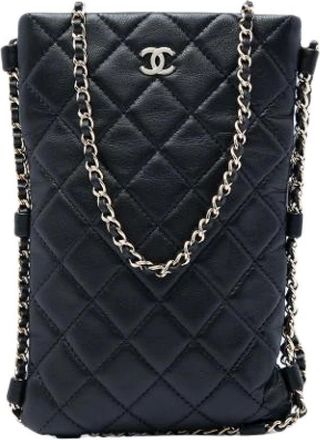 Chanel Sac bandouli&egrave;re matelass&eacute; Pre-owned - Femme - Pre-owned - Noir - Taille: ONE Size