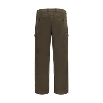 C.P. Company Cotton Satin Cargo Pants - Brown