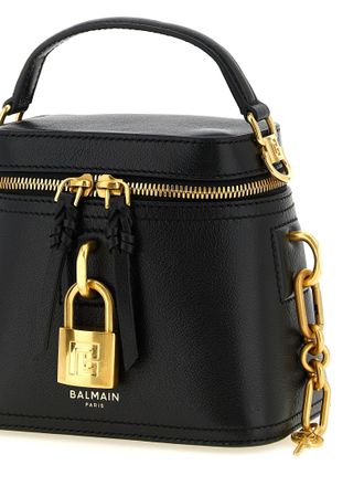Balmain Pulse Vanity Top Handle Bag - Black