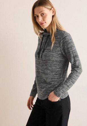 Cecil Langarmshirt bestehend aus einem Materialmix