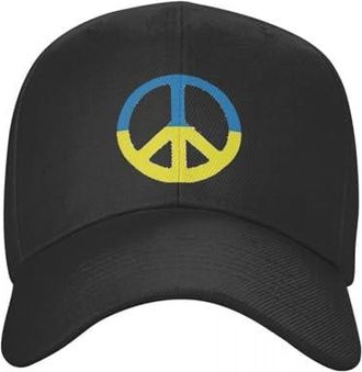Generic Casquette de baseball punk ukraine symbole de paix casquette de baseball unisexe adulte drapeau ukrainien r&eacute;glable papa chapeau femme homme hip hop ca