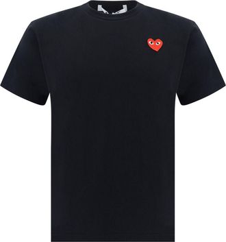 Comme Des Gar&ccedil;ons Comme Des Garcons T-shirt en coton coeur rouge