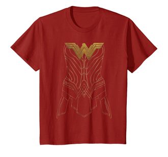 DC Comics Wonder Woman Movie Armor Outline T Shirt T-Shirt