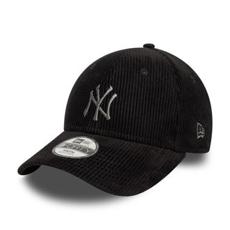 New Era New York Yankees 9Forty Kinder Cord Cap Schwarz - Youth