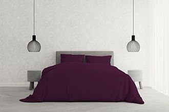 Elegant Lighting Italian Bed Linen Elegant Bettbezug, Pflaume, Doppelte