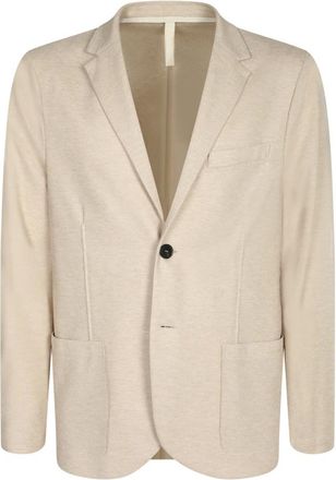 Harris Wharf London Homme, Vestes, Beige, Taille: XL Honeycomb Blazer