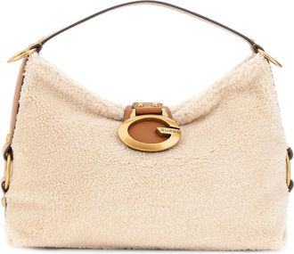 Guess Schultertasche Camden Shoulder Bag Natural/Cognac creme