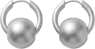 Dansk Copenhagen Solgerd Huggie Statement - Femme - Accessoires - Gris - Taille: ONE Size