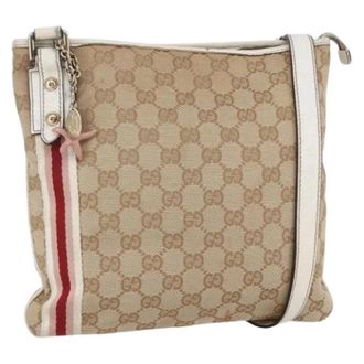 Gucci Pre-owned Canvas Cross Body Bag - - Pre-owned - Damen - Beige - ONE SIZE