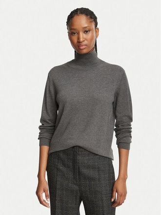 Max Mara Rollkragenpullover Kiku 2625366092 Grau Regular Fit