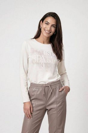 Monari Sweatshirt 809774 Sweatshirt mit funkelnden Schmuckdetails