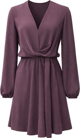 Patrizia Pepe Femme, Robes, Violet, Taille: 38 FR Draped Dress