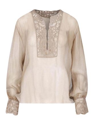 Ermanno Scervino Chemise - Beige