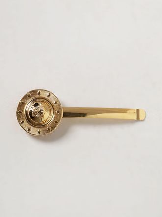 Versace Haarspange von aus goldfarbenem Messing mit Medusa-Logo