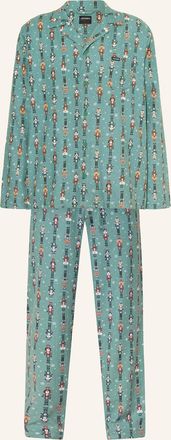 Jockey Schlafanzug Everyday Aus Flanell gruen