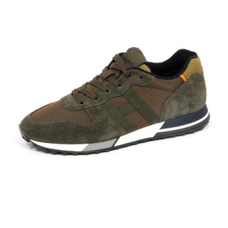 Hogan Homme, Chaussures, Vert, Taille: 39 EU H383 Baskets H Nastro OD8
