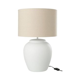 Paris Prix Paris Prix - Lampe &agrave; Poser en C&eacute;ramique M&eacute;li 60cm Blanc
