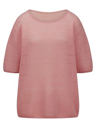 Peter Hahn Pullover U-Boot-Ausschnitt Peter Hahn ros&eacute;