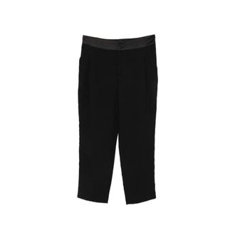 Hanita H.p1164Nero Cropped Hosen - - Trousers - Damen - Schwarzk - XL