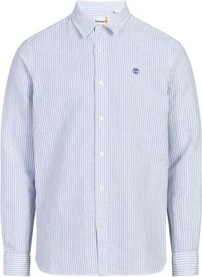 Timberland Chemise ray&eacute;e droite en coton et lin
