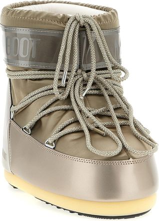 Moon Boot Icon Low Glance Ankle Boot - Cream