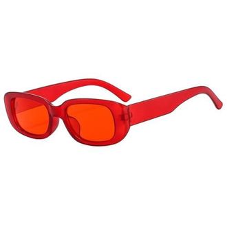 Generic Lunettes De Soleil Carr&eacute;es For Hommes, Femmes, Style Vacances, For Les D&eacute;placements, Ext&eacute;rieur, D&eacute;coratives(Red)