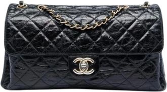 Chanel Sac bandouli&egrave;re matelass&eacute; Pre-owned - Femme - Pre-owned - Noir - Taille: ONE Size